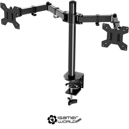 Jual Dual LED LCD Monitor Desk Mount / Stand Monitor up to 27 inch ...