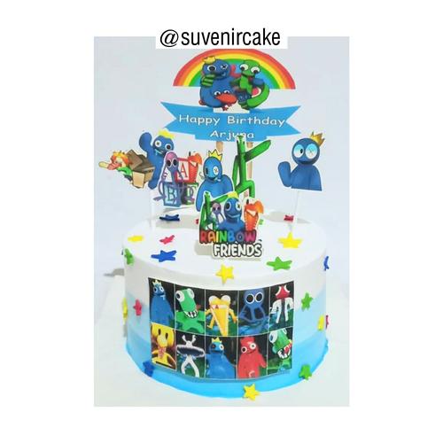 Jual Cake Rainbow Friends/kue ulang tahun rainbow friends/Rainbow ...