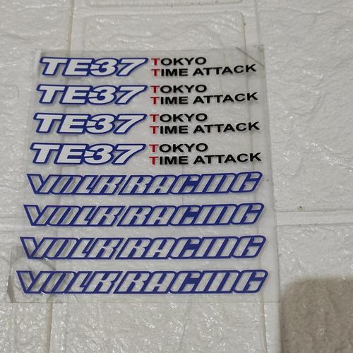 Jual Stiker velg mobil TE37 Time Attack - Kab. Malang - sw wheels ...