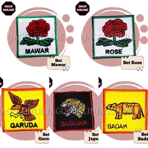 Jual Logo Bordir Bet Tanda Bendera Regu Pramuka Bunga Bintang Putra ...