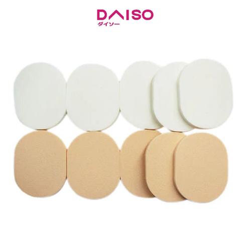 Jual Daiso Makeup Sponge Valuepack 10Pcs Oval - Jakarta Pusat - DAISO ...