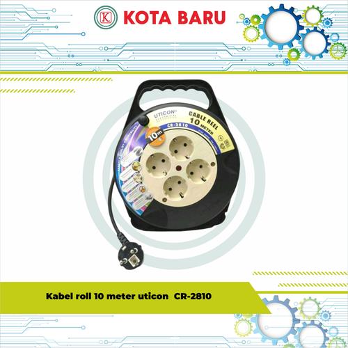 Jual Kabel Rol Kabel Roll 10 Meter Uticon Cable Reel Kabel Gulung CR ...