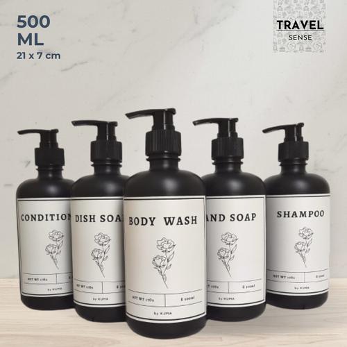 Jual Botol Refill Pump 500 ML - Botol Doff - Putih, Body Wash - Kota ...