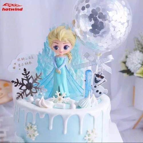 Jual Topper Kue Frozen, Patung Anna Elsa, Hiasan Kue Tema Frozen, Anna ...