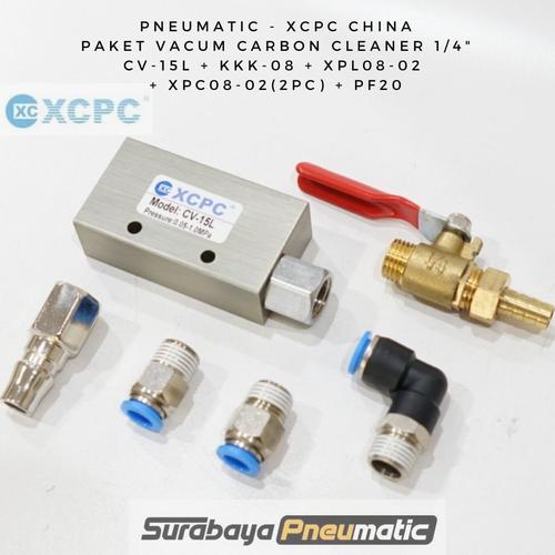 Jual PAKET VACUM CARBON CLEANER 1/4" - CV-15L+KKK-8+XPL8-02+XPC8-02(2 ...