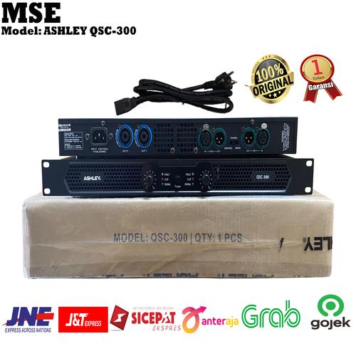 Jual POWER ASHLEY 2 CHANNEL QSC-300 QSC300 QSC 300 ORIGINAL GARANSI ...