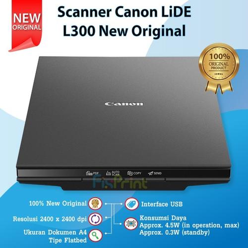 Jual Scanner A4 Canon LiDE 300 / CanoScan LiDE 300 - Garansi resmi ...