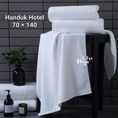 Jual Handuk Hotel Polos ukuran 70×140cm Handuk Mandi Hotel TEBAL ...