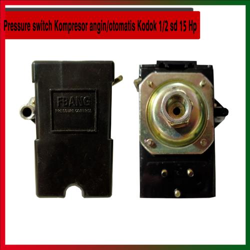 Jual Pressure switch kompresor angin/otomatis 1 way 1/2-15hp - Kota ...