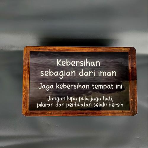 Jual Stiker Kebersihan Sebagian dari Iman | Stiker Vinyl Jaga ...