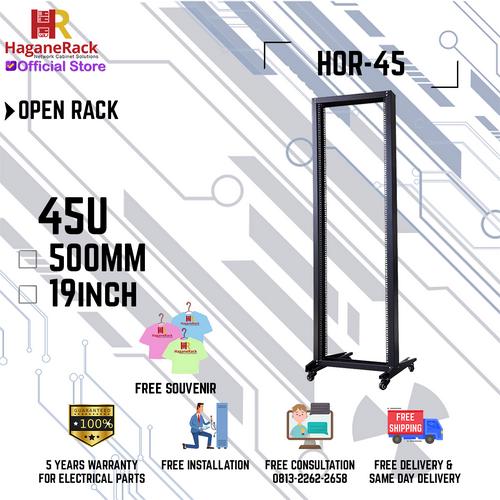 Promo OPEN RACK HAGANERACK - HOR45 45U RAK SERVER OPEN RACK RAK SERVER ...