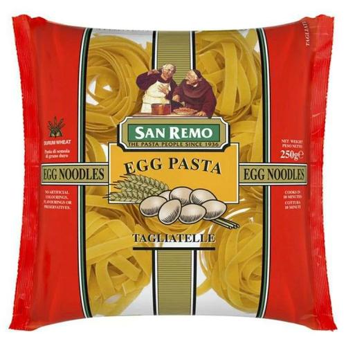 Jual San Remo Pasta Egg Noodle Tagliatelle 250gr - Kota Bekasi - Total ...