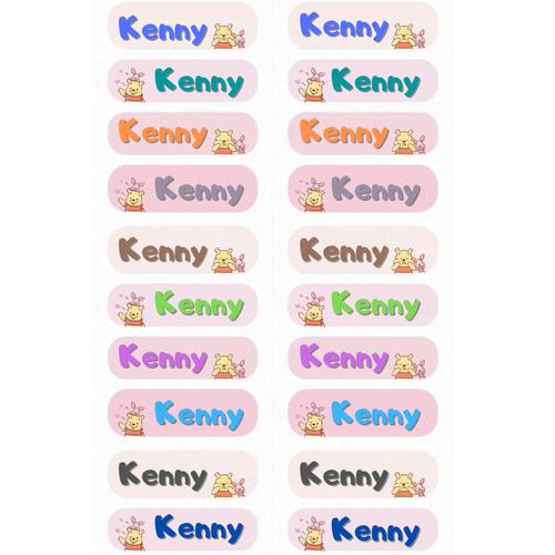 Jual stiker label nama custom - vinyl glossy - Kota Depok - Toko ...