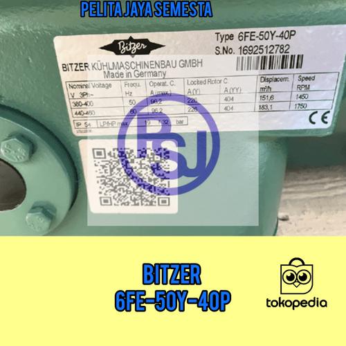 Jual Compresor Bitzer 6FE-50Y-40P / Kompresor Bitzer 6FE-50Y-40P ...