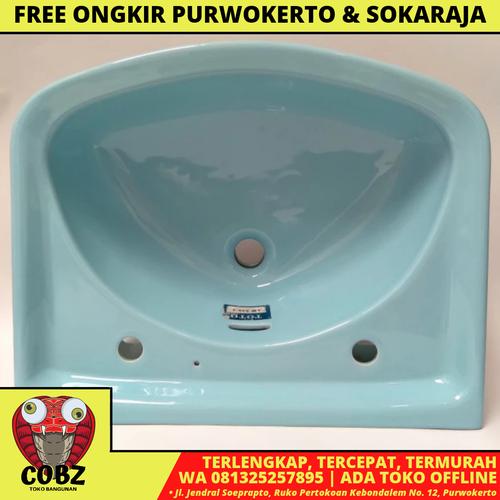 Jual 50x40x20CM / TOTO LW 230J Wastafel Cuci Tangan Besar Biru Keramik ...