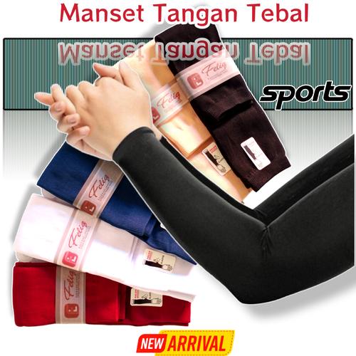 Jual Manset Tangan sport tebal panjang 60 cm - Hitam - Kab. Bandung ...