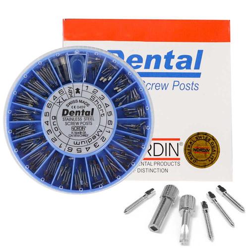 Promo Dental Pin Screw Post Endodontic Pasak Gigi Dental 120PCS ...