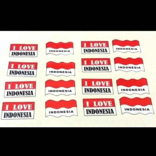 Jual STIKER 5×3cm BENDERA INDONESIA MERAH PUTIH. Unik Lucu - Jakarta ...
