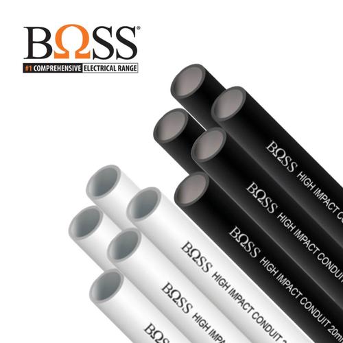 Jual Pipa Listrik conduit pvc Boss Clipsal Putih Hitam 20mm 20 mm 2.9 ...