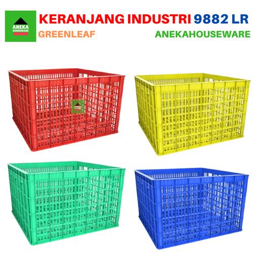 Jual Keranjang Industri Box Container Keranjang Serbaguna 9882LR Green ...