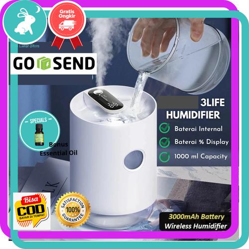 Jual 3Life Air Humidifier Pelembab Udara Aromatherapy Oil Diffuser ...