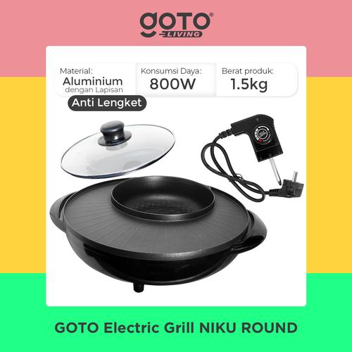 Promo Goto Niku Electric Grill BBQ Hot Pot Pemanggang Panggangan Elektrik - NIKU BLACK - Kota ...