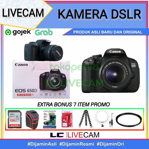 Jual CANON EOS 650D KIT EF-S 18-55MM / KAMERA CANON DLSR 650D KIT 18 ...