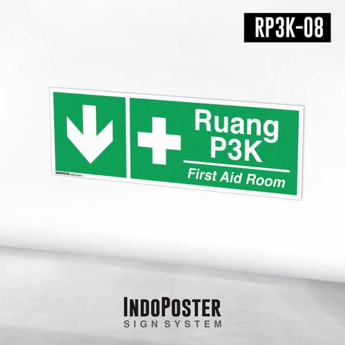 Jual Stiker Safety Sign K3 Ruang P3K - Arah Sini, S - Kab. Bandung ...