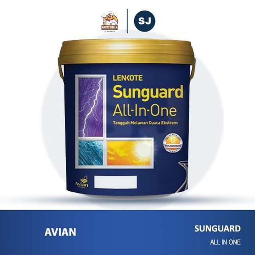 Jual Cat Tembok Exterior Avian Lenkote Sunguard All In One Super White ...