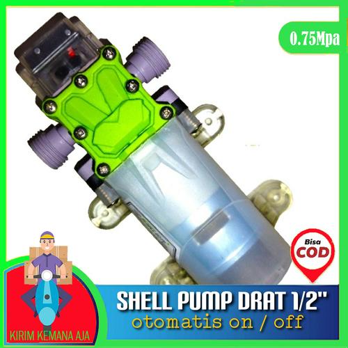 Jual Pompa Air dc 12v - 16v Shell High Pressure Input dan Output 1/2 ...