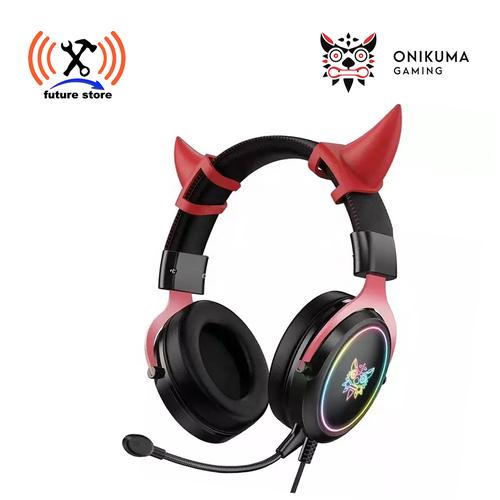 Promo ONIKUMA X10 Devil Model Wired Gaming Headphone Detachable Mic ...