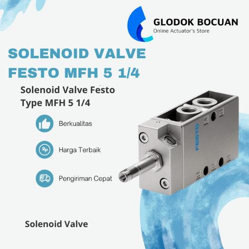 Jual Solenoid Valve Festo MFH 5 1/4 Selenoid Valve Festo MFH 5-1/4 - Set Coil Dc24 - Jakarta ...