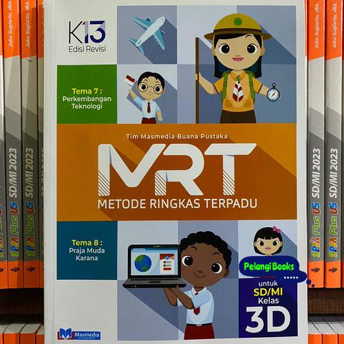 Jual BUKU MRT (METODE RINGKAS TERPADU) TEMATIK 3C 3D SD/MI KELAS 3 ...