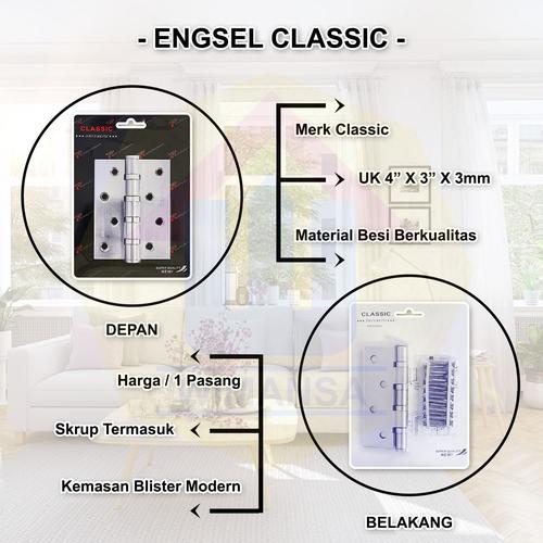 Jual ENGSEL CLASSIC BESI 4 INCH - ENGSEL PINTU - Kota Surabaya ...