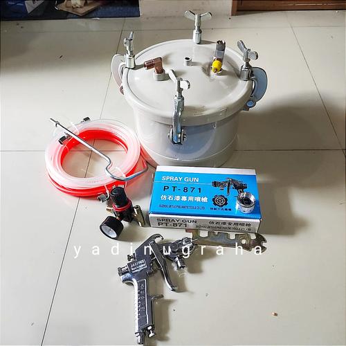 Jual Alat Pengaduk Cat 5 Liter Air Spray Gun Tangki Cat Kapasitas 5 ...