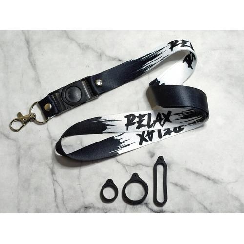 Jual Lanyard Vape Relax Putih FREE 3 Pcs Karet Oring / Gantungan Tali ...