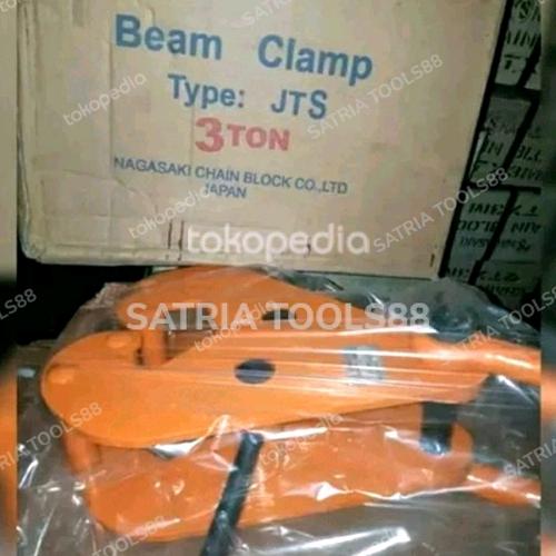 Jual (str) Nagasaki chain BLOCK Beam Clamp 3 ton type JTS - Jakarta ...