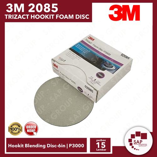 Jual Trizact Hookit Foam Discs P3000 6inch Amplas Mobil - 3M 2085 ...