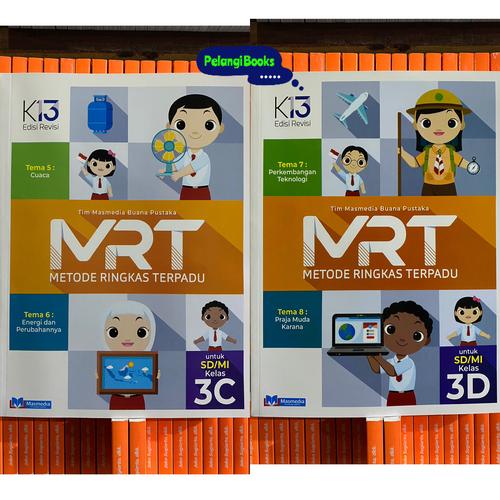 Jual BUKU MRT (METODE RINGKAS TERPADU) TEMATIK 3C 3D SD/MI KELAS 3 ...