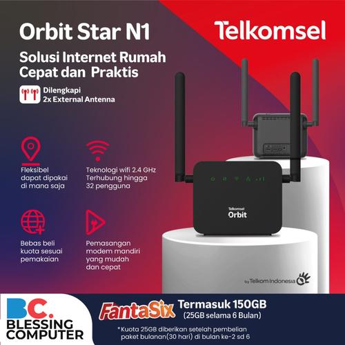 Promo ORBIT STAR N1 HKM0127-A Telkomsel / Modem Cicil 0% 3x - Kota Denpasar - Blessing Computer ...