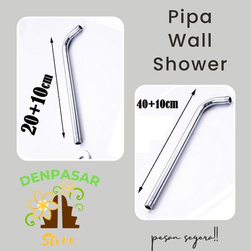 Jual Tiang shower tembok tanam stainless 30 - 50cm - Pipa wall shower ...