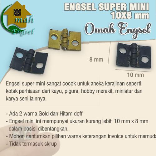 Jual Engsel super mini 10 x 8 mm PT.E108 Engsel kecil untuk kotak box ...