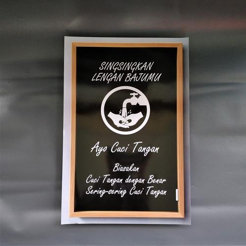 Jual Poster Cuci Tangan Quote | Poster Quote Ayo Cuci Tangan - Kab ...