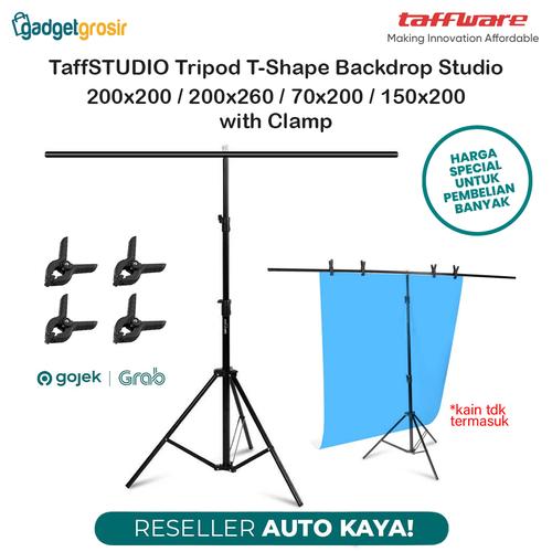 Jual T Shape Tiang Stand Tripod Backdrop Background Foto Green Screen ...