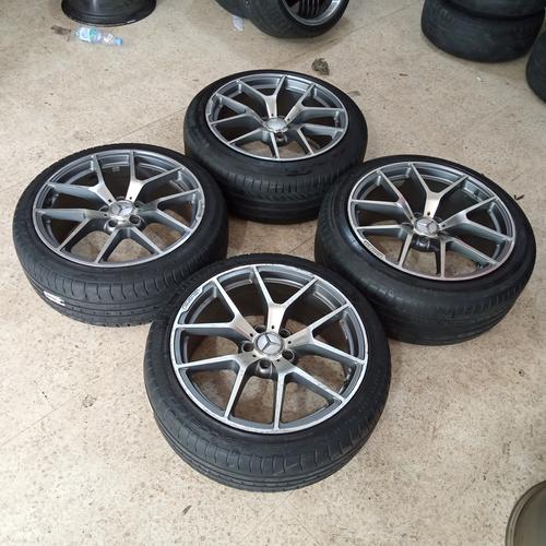 Jual velg mercy AMG R19 lebar 8,5/9,5 ET 45 pcd 5x112 + ban . - Kota ...