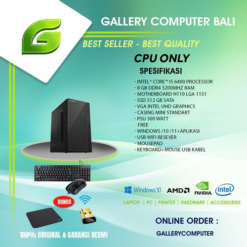 Jual komputer pc rakitan intel core i5 gen6-siap pakai - Kota Denpasar ...