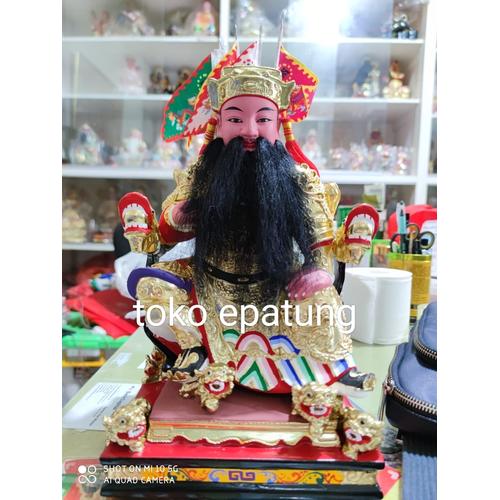 Jual patung dewa kim ong / kim hu ong ya - kayu -12 inch - s - Jakarta ...