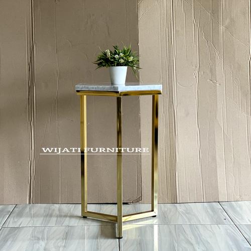 Jual side table marmer - meja pojok marmer - meja sudut marmer ...