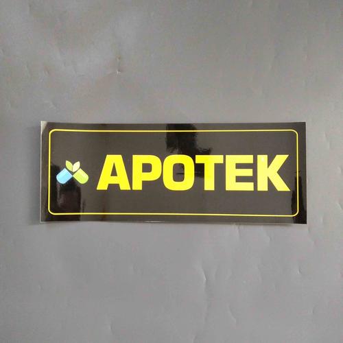 Jual Stiker Apotek - Petunjuk Nama Ruang Apotek - Sticker Sign Apotek ...