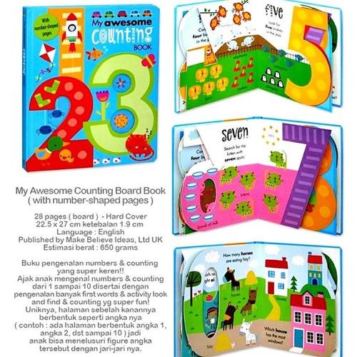 Jual My Awesome Book - Counting - Alphabet - Imported Book Buku Impor ...